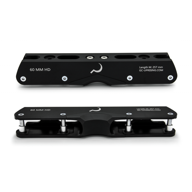 GROUND CONTROL HD 60mm Alu Black Agressive Skate Frames