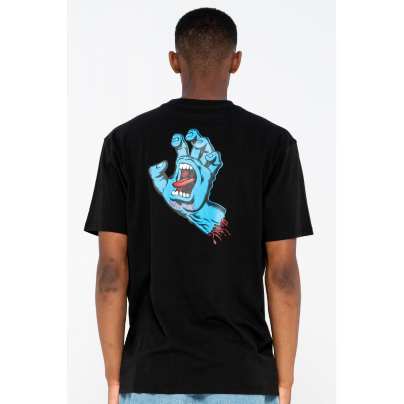 SANTA CRUZ Screaming Hand Chest Tee Shirt