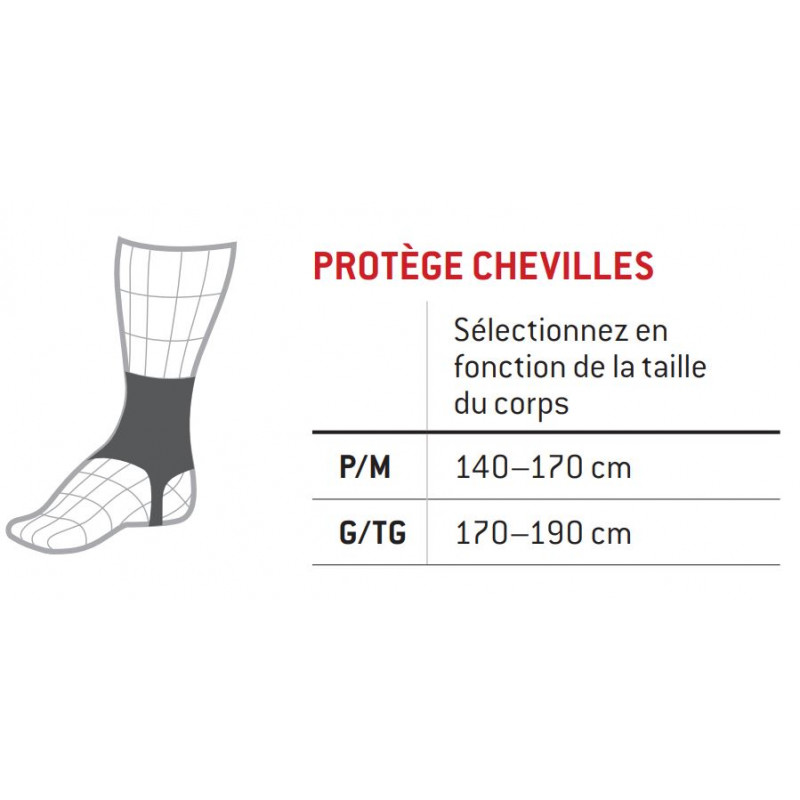 Protège Cheville Pro-X3 Noir Logo G-FORM