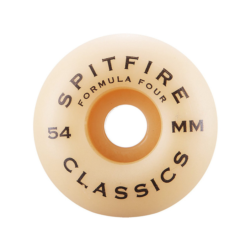 F4 Classic Natural 54mm 97A SPITFIRE Skateboard Wheels