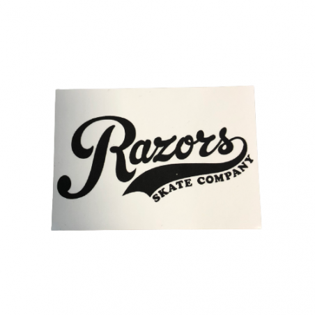 Sticker Razors Logo White