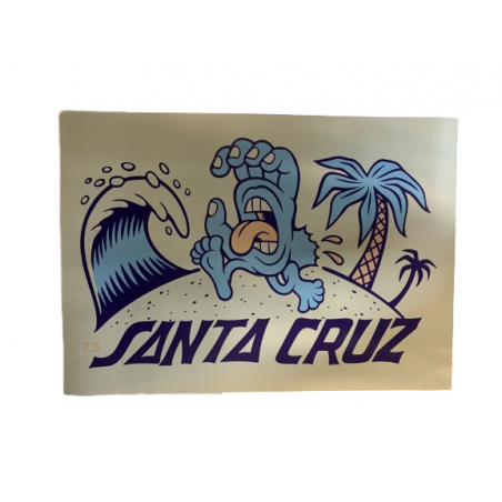 Poster SANTA CRUZ Beach Bum Hand