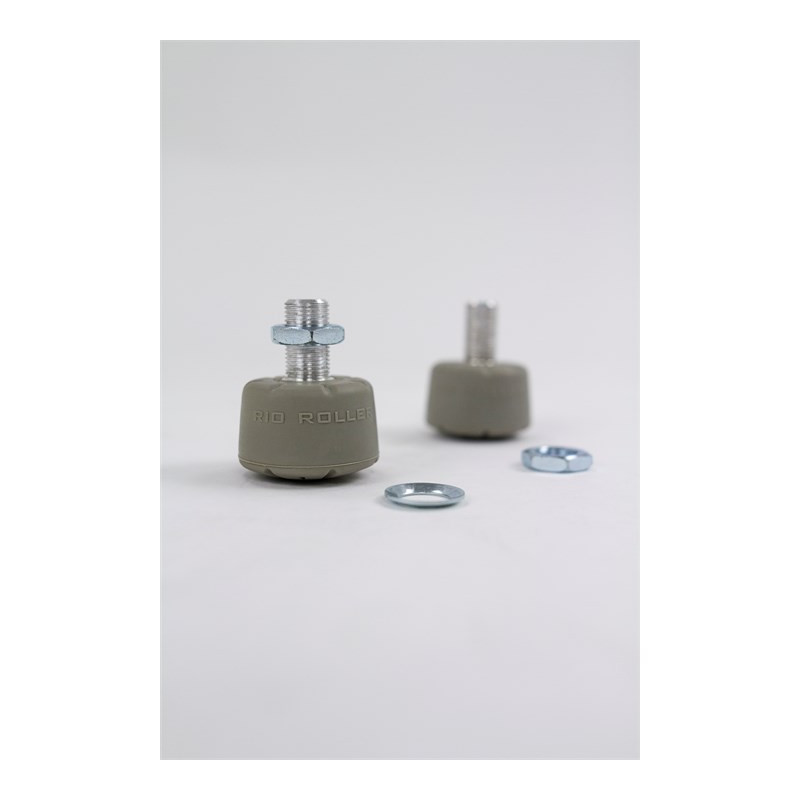 RIO ROLLER ADJUSTABLE RUBBER STOPPERS x2