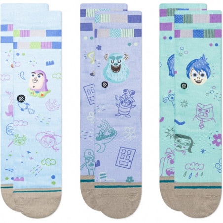 STANCE Pixar by Ryan socks x3 - Kids'