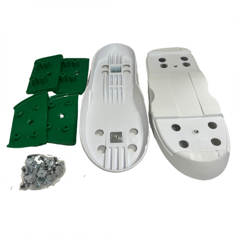 Soulplates avec visseries VALO Blanc Vert