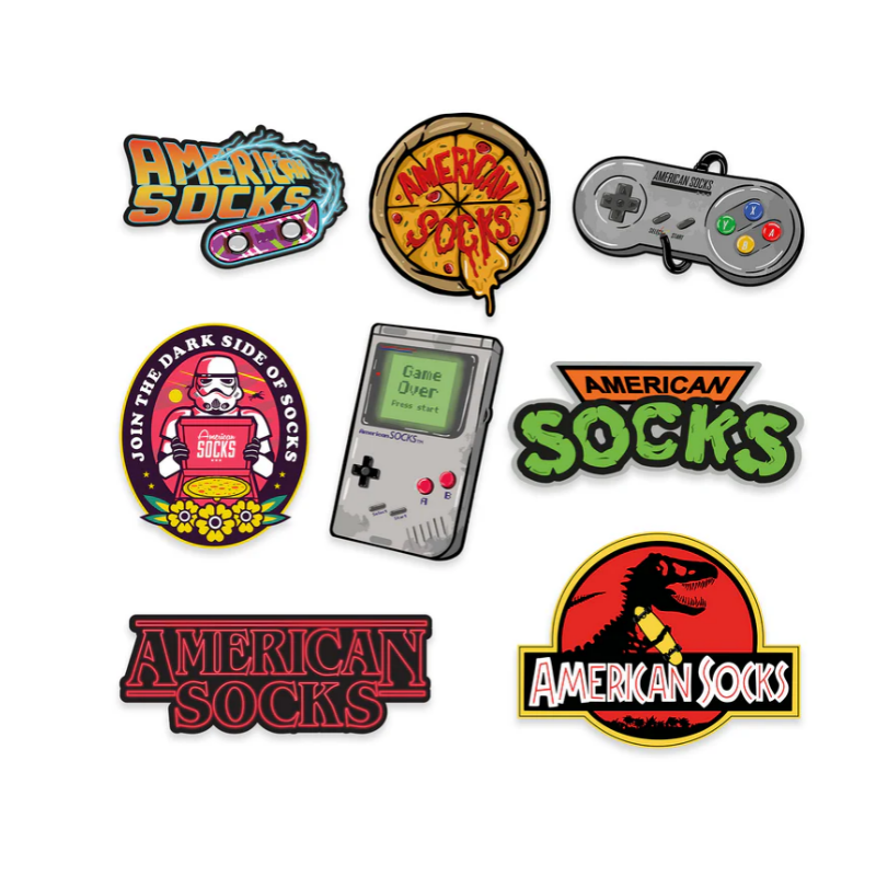AMERICAN SOCKS Pack 90's Sticker