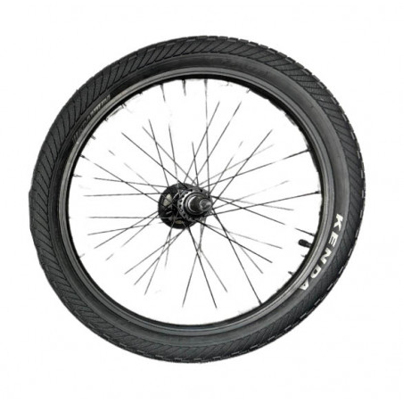 20" rear wheel 14mm axle 9-speed K7
