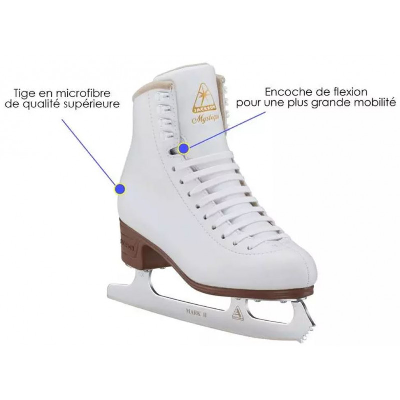 Patins Artistique JACKSON Mystique 1490 Blanc