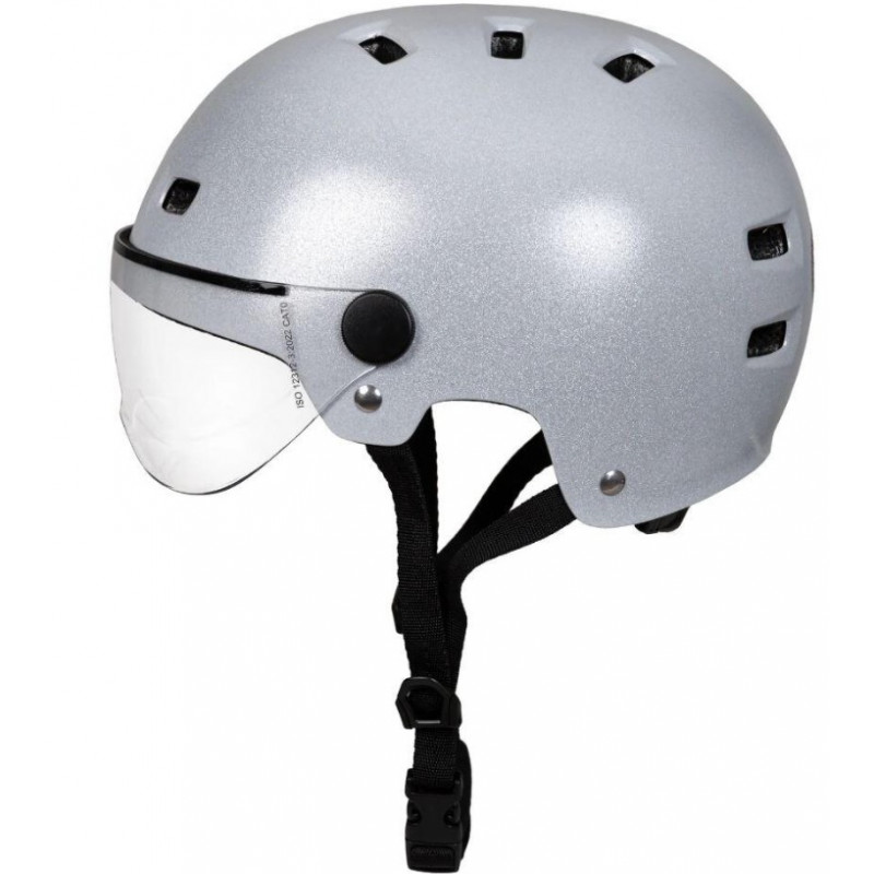Ennui Clash White Stars Helmet – Certified Roller Derby Helmet with ...