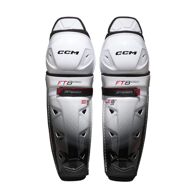 CCM Jetspeed FT8 Pro Junior – Elite lightweight hockey shin guards