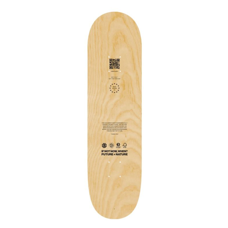 Element Team Deck Section CBN 8.25" – FSC Eco Skateboard Deck